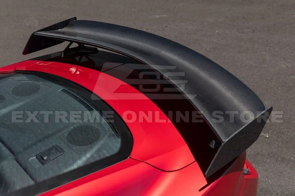 Real CARBON FIBER GT500 Style Spoiler Fit 24-Up Ford Mustang S650 Rear ...