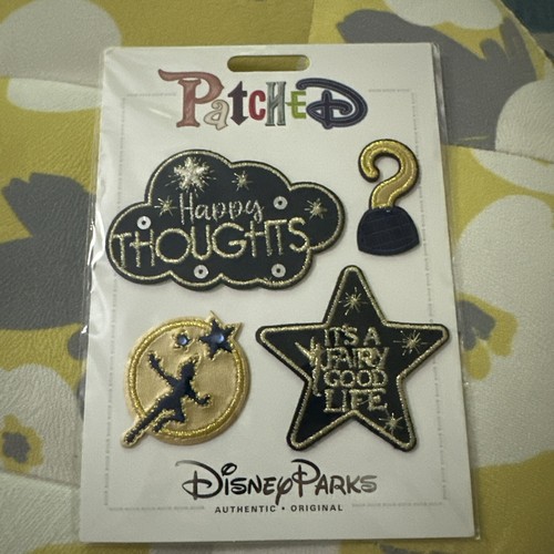 Disney Parks Patched WDW Magic Kingdom Peter Pan 4 Patch Set - NEW | eBay