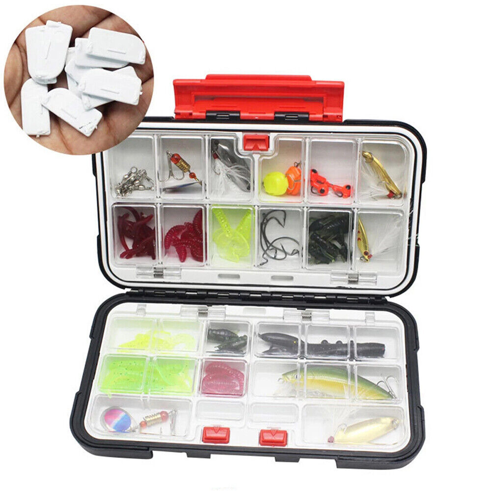 Large Fishing Tackle Box Double Side Bait Hooks Storage Box with ...
