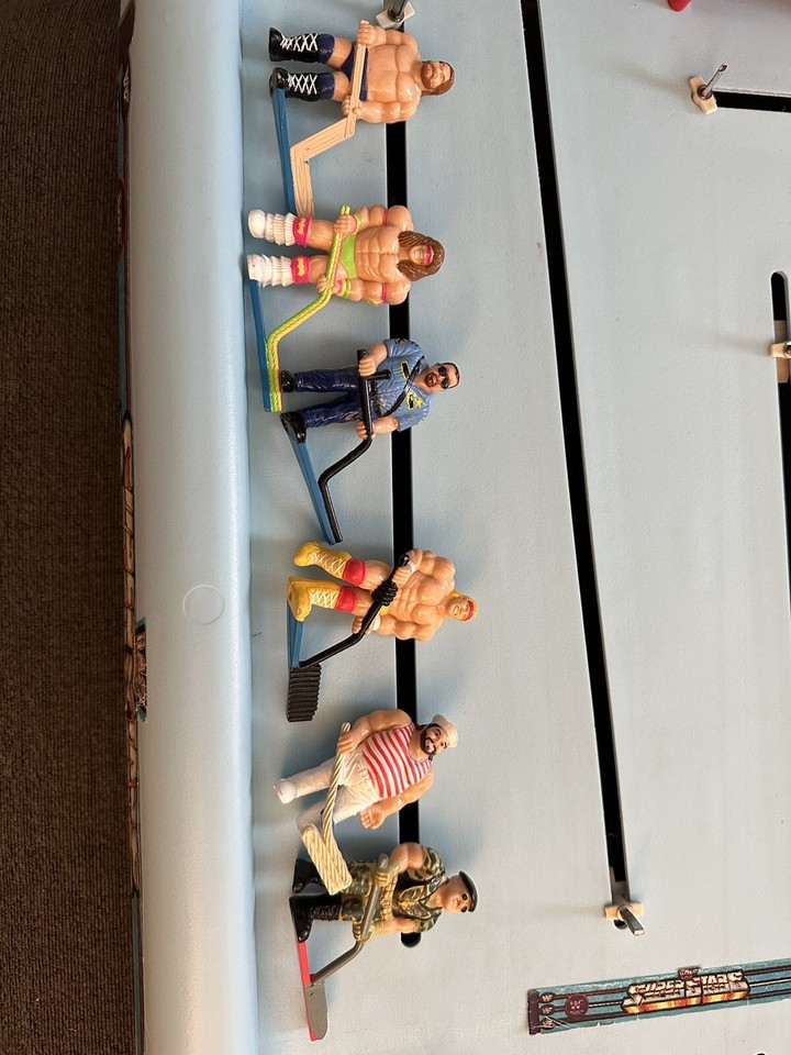 WWF SUPERSTARS SHOOT-OUT ICE HOCKEY GAME REMCO 1991 | eBay