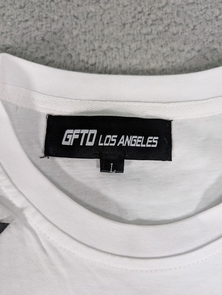 GFTD Los Angeles Shirt Mens Large White GT Casey Leopard Star Graphic ...