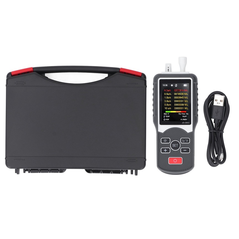 Air Quality Monitor Pollution Meter Dust Particle Counter Sensor ...