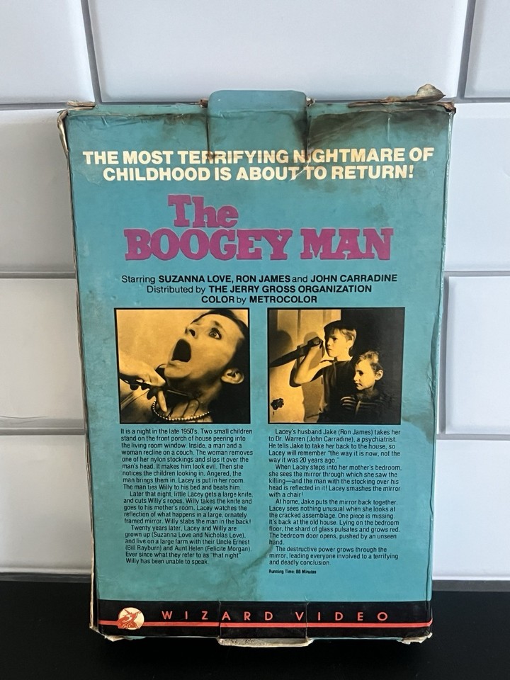 The Boogey Man VHS Slasher Horror RARE Wizard Video Big Box 1986 Cult ...