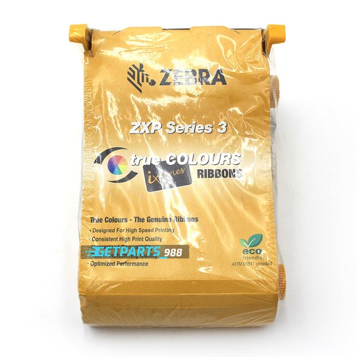 800033-340PH New Genuine Color Ribbon For Zebra ZXP3 ZXP Series 3 Card ...