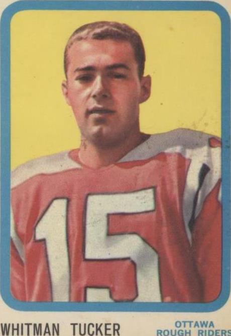 1963 Topps CFL Whitman Tucker #56 for sale | eBay