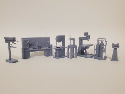 O scale Machine Shop - Model Railroad - Dioramas A Grade | eBay