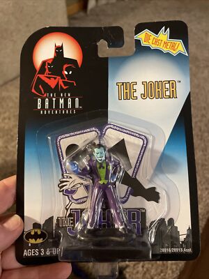 NEW Batman The New Adventures Joker Die Cast Metal Figure Kenner | eBay
