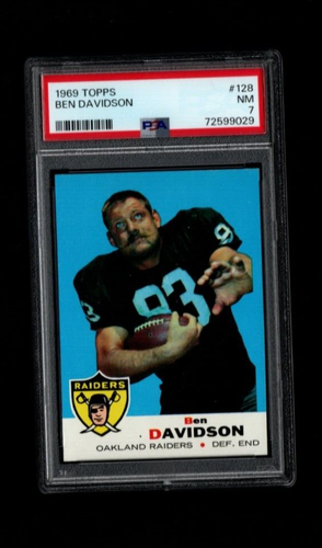 1969 Topps # 128 Ben Davidson PSA 7 NM | eBay