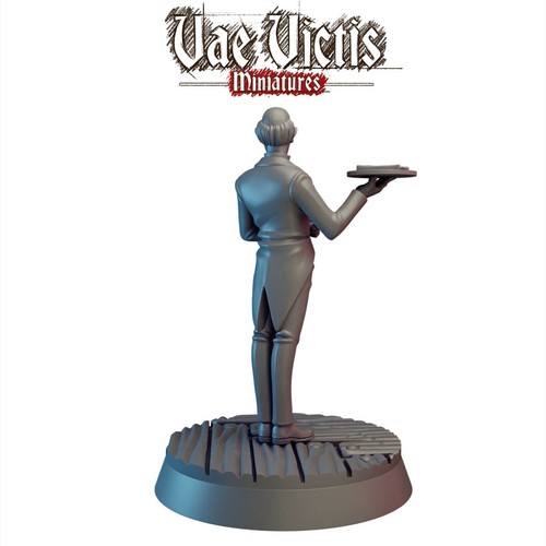 Butler Man NPC Miniature DnD D&D Pathfinder RPG | eBay