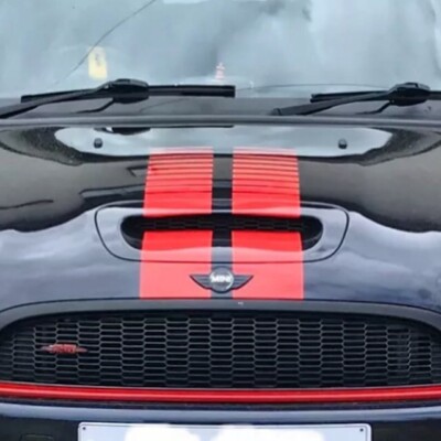 BMW Mini R55/R56/R57/R58/R59 Fading Bonnet Stripes. One/Cooper/JCW MINI ...