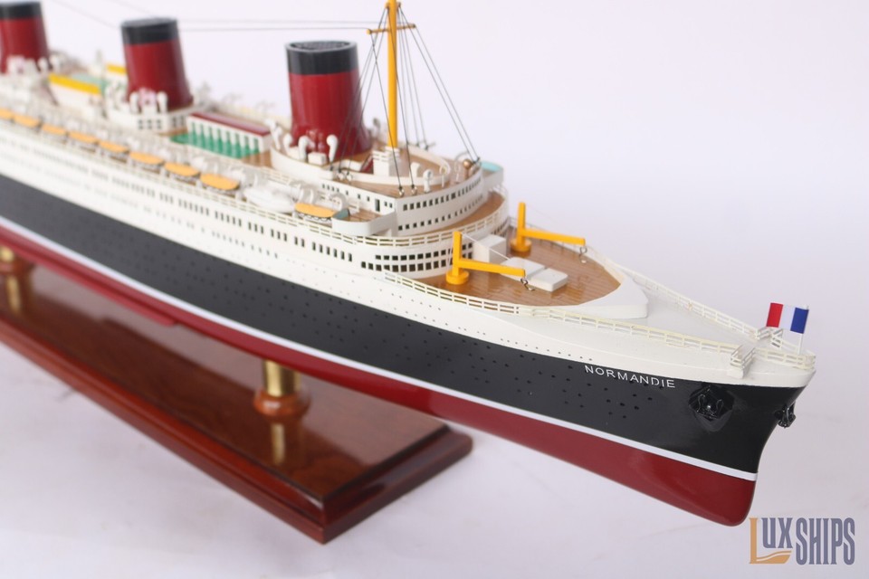 SS Normandie Ship Model 80cm - SS Normandie Model Ship | eBay