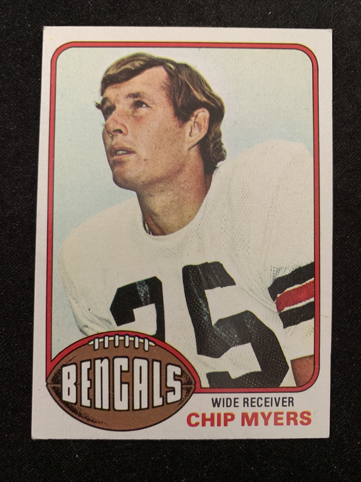 1976 Topps Football Card #491 Chip Myers Cincinnati Bengals Nm Free ...