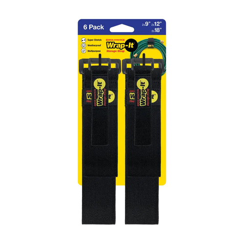 Super-Stretch Storage Strap Elastic All-Purpose Hook And Loop Cinch ...