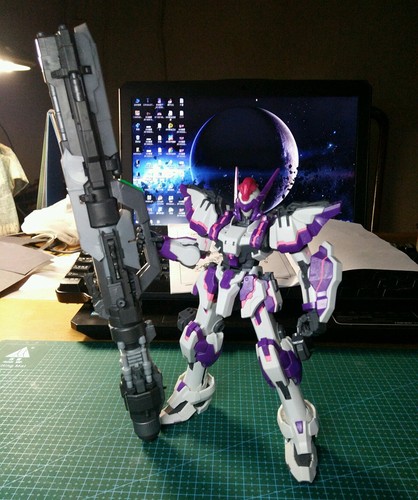 for MG 1/100 or 1/6 Figure MK Sniper+Rifle*2+Beam Launcher+LED Weapon ...