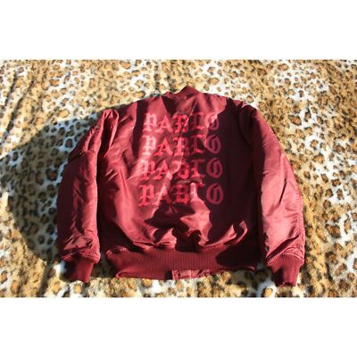 Kanye Yeezy TLOP Merch The Life Of Pablo Bomber Jacket Alpha Industries ...
