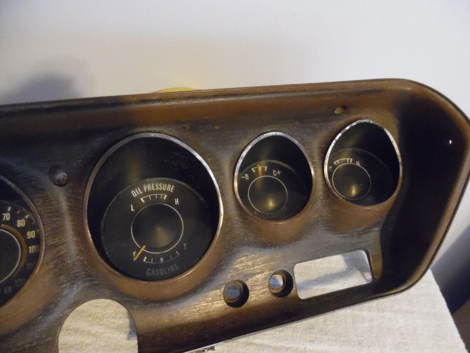 1971-1974 MoPar Chrysler Dodge Plymouth B Body Rallye Gauge Cluster ...