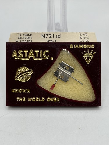 VTG Record Player Needle Stylus Astatic N721sd for Telefunken T20 ...