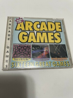 Arcade Games (PC, Windows CD - ROM) DISC + CVR ART - NO CASE - VG | eBay
