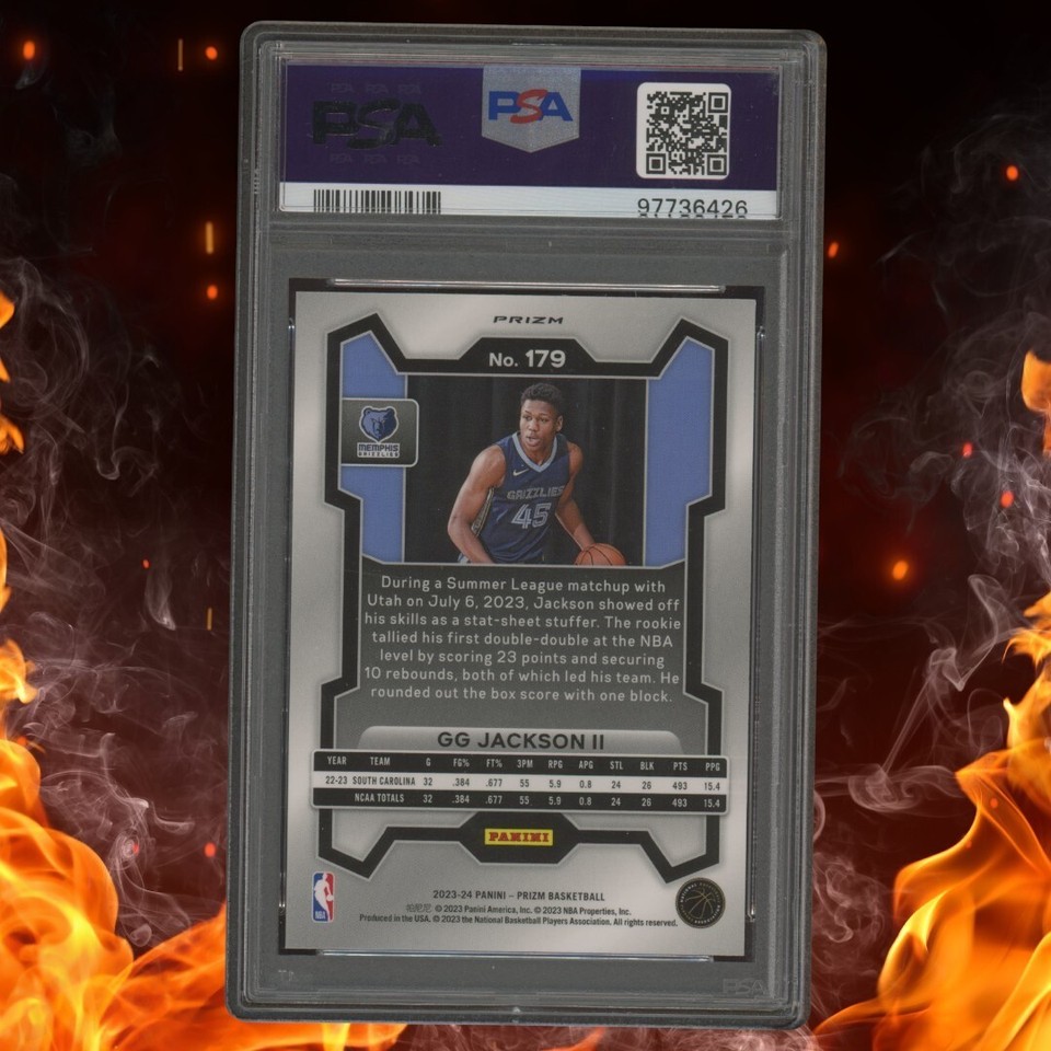 2023-24 Prizm GG Jackson II Rookie Red White Blue PSA 10 #179 | eBay