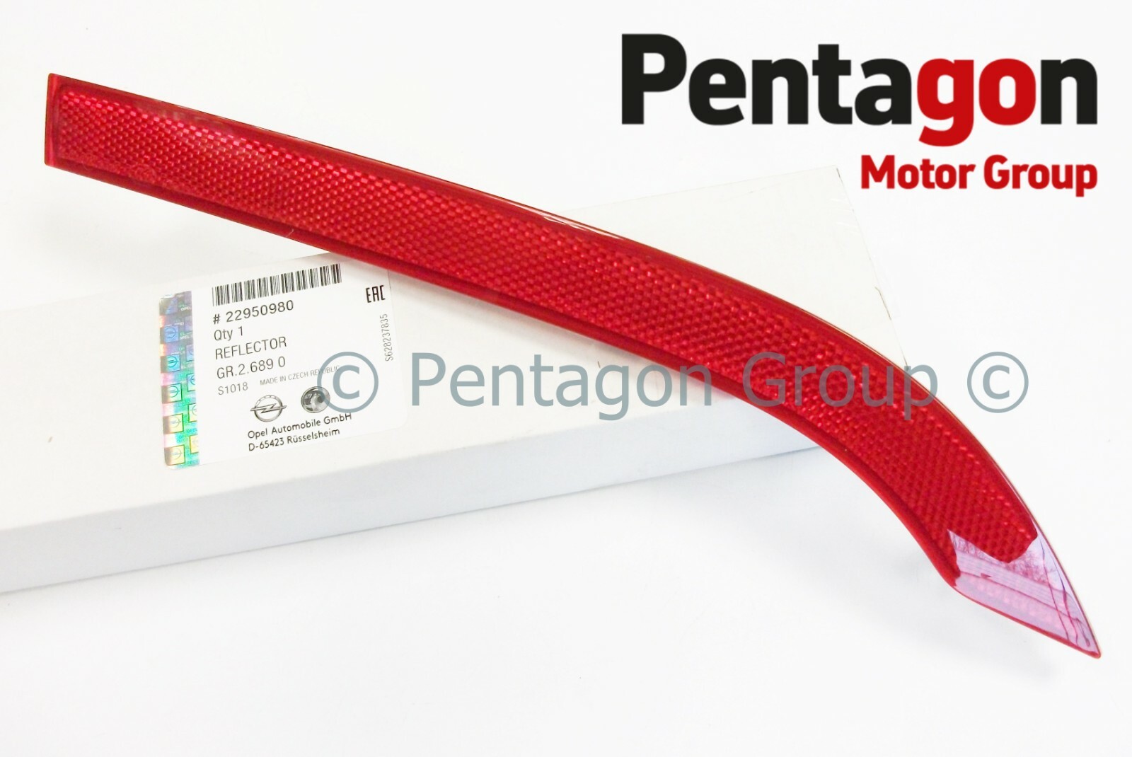 New Genuine Vauxhall Insignia A Estate 2011- RH Rear Bumper Reflector ...