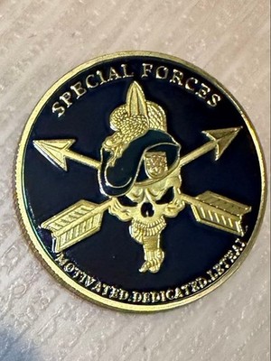 Green Beret Challenge Coin US Special Forces Memorabilia Genuine ...