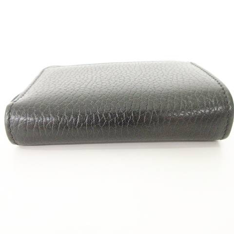 GUCCI Wallet Leather Black Mini Zip Wallet 644406 From Japan GUCCI Wallet Leather Black Mini Zip Wallet 644406 From Japan