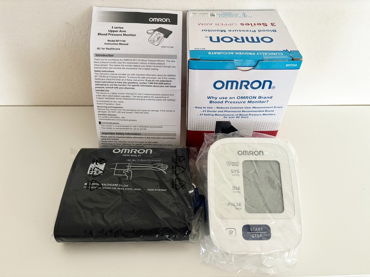 Monitor Omron 3 Series BP7100 Upper Arm - Digital, Automatic With ...
