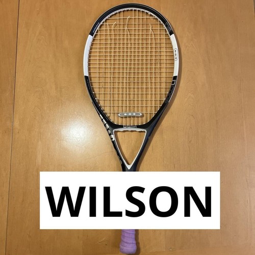 Wilson ncode n6 white, black, large racket, hard racket | eBay