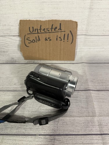 Sony Handycam DCR-SR220 Camcorder - Untested. No Charger Or Battery | eBay