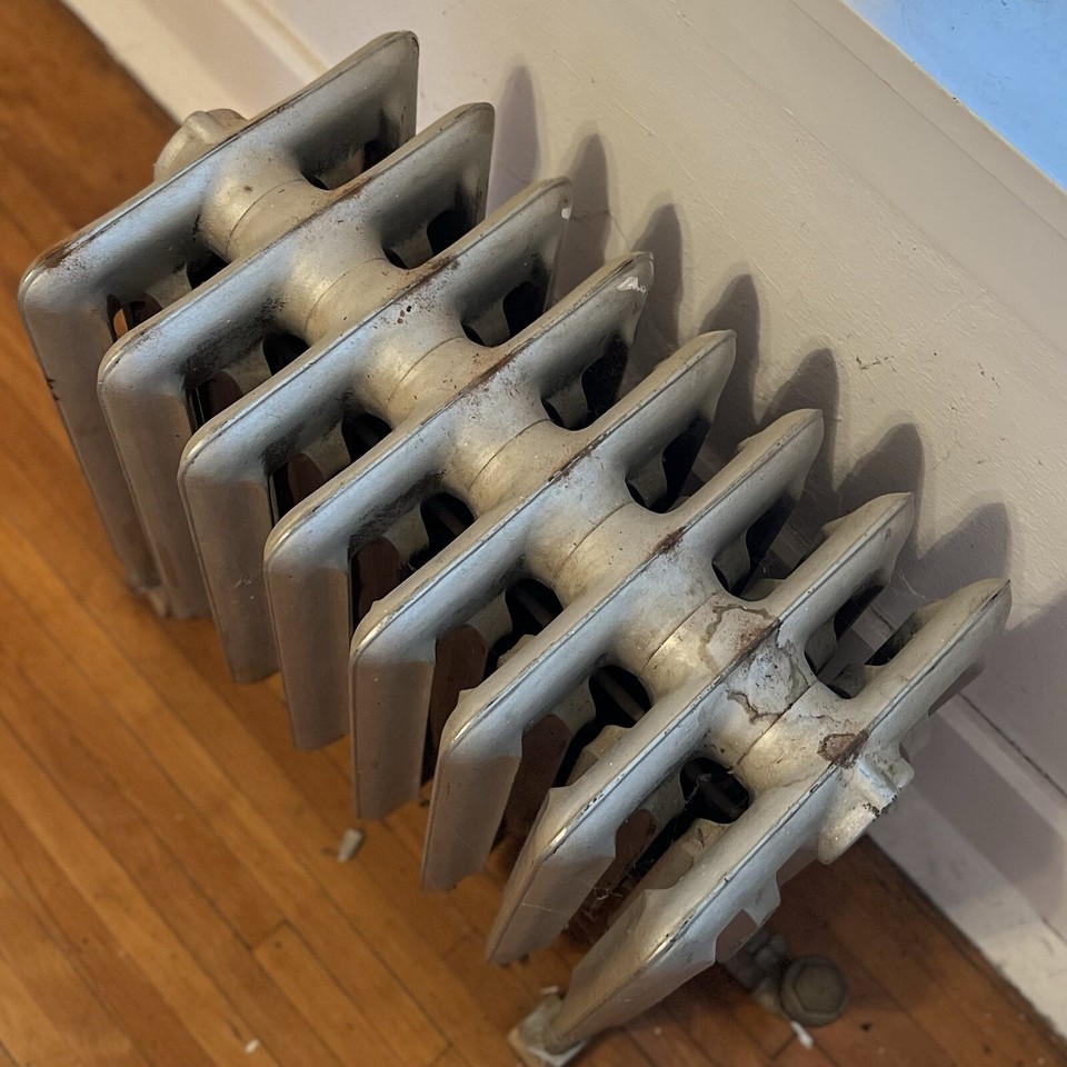 Antique Cast Iron Radiator Bench Height 20 Tall 22 Wide From A 1910 ...