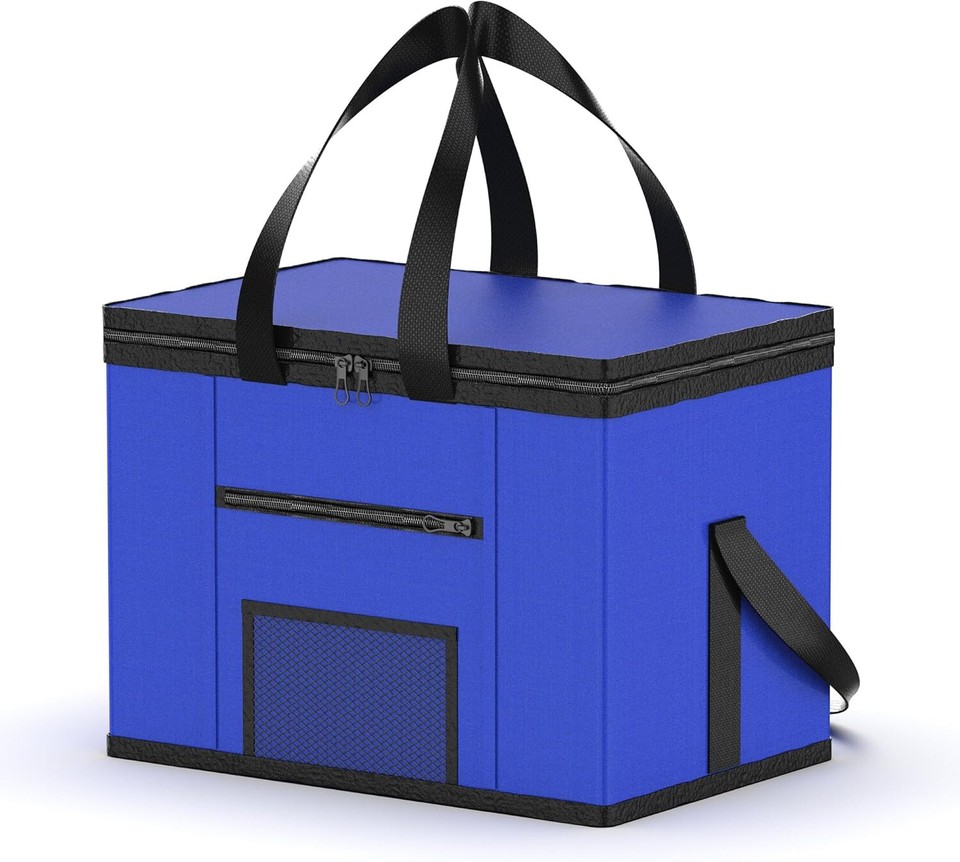 28L EXTRA LARGE COOLING COOLER COOL BAG BOX PICNIC CAMPING FOOD ICE ...