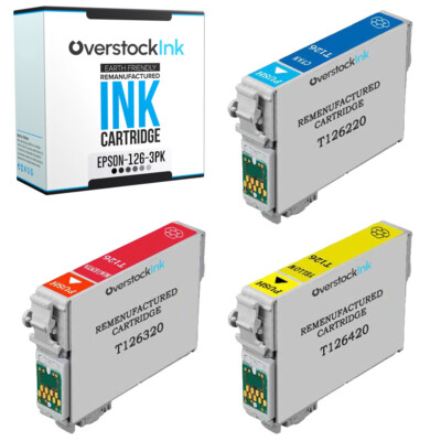 3PK Compatible OSI 126 Color Ink Cartridges for Epson Workforce 630 633 ...
