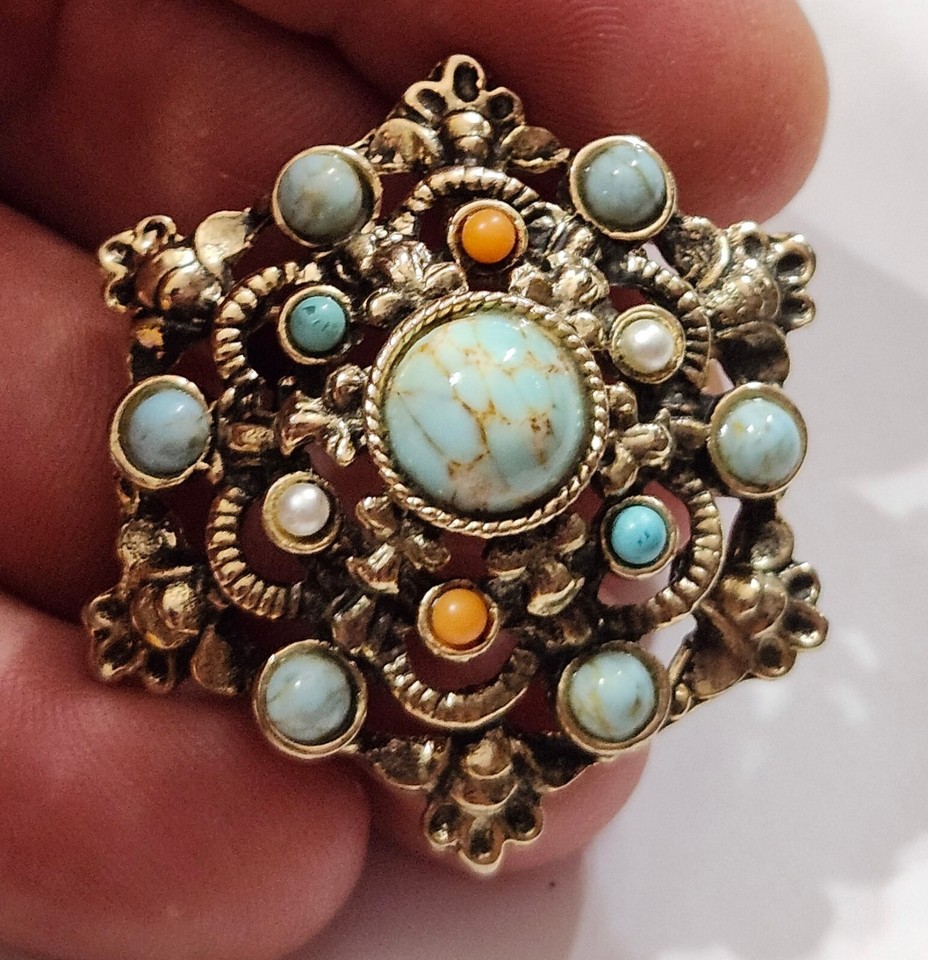 Vtg Elizabeth Reimer Arcansas Design 934 Pin Brooch | eBay