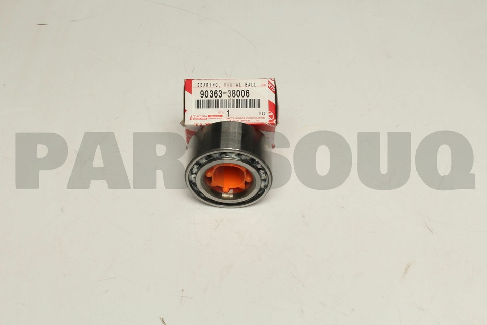 9036338006 Genuine Toyota BEARING (FOR FRONT AXLE HUB), RH/LH 90363 ...