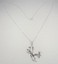 STERLING SILVER JUMPING STALLION HORSE EQUESTRIAN ANIMAL NATURE PENDANT ...