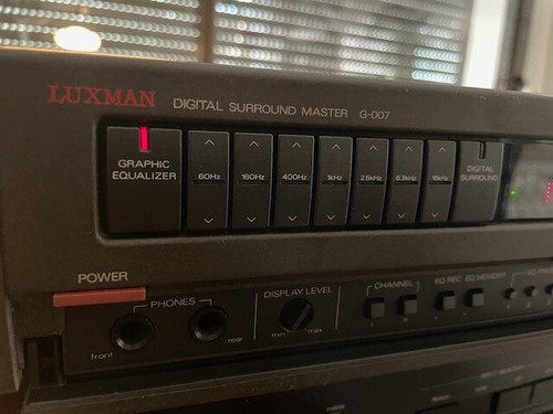 Luxman G-007 digital surround master EQ and spectrum display | eBay