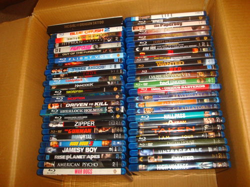 *50* Blu-Ray Movie Lot *Like New* * Diff Genres *NO DVD"S or DIGITAL ...