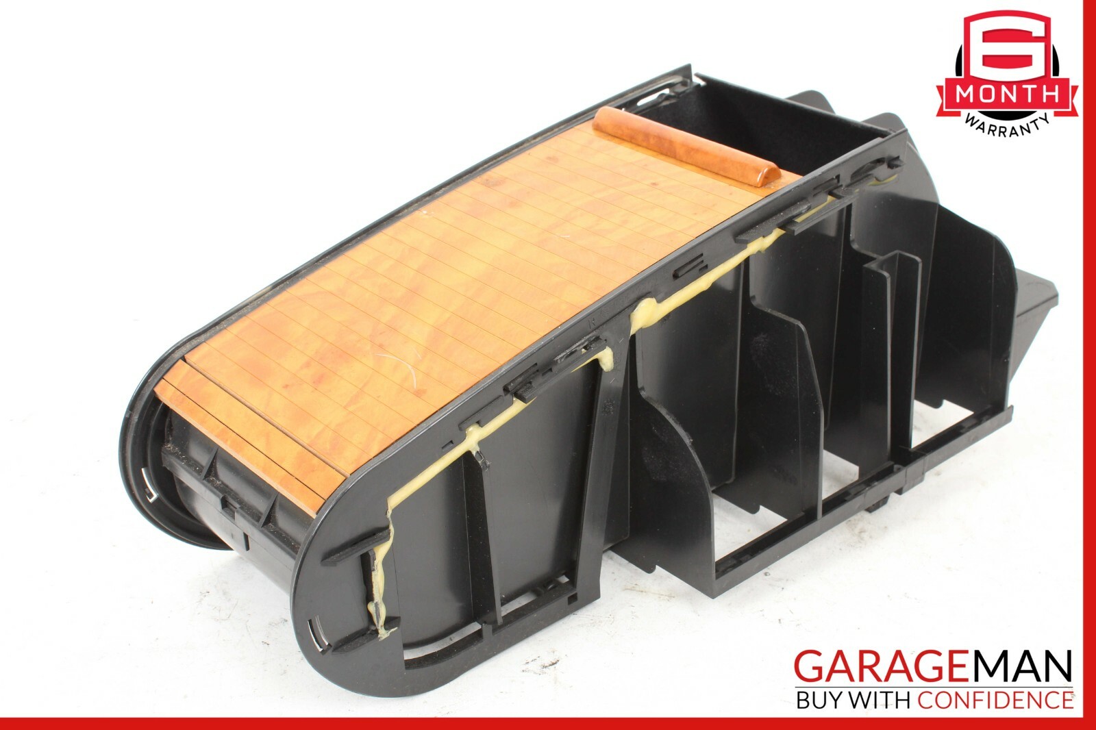 00-06 Mercedes W215 CL500 CL55 AMG Rear Center Console Storage Wood ...