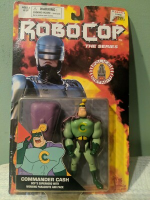 Robocop The Series Commander Cash OCP (1994) Toy Island Action Figure ...