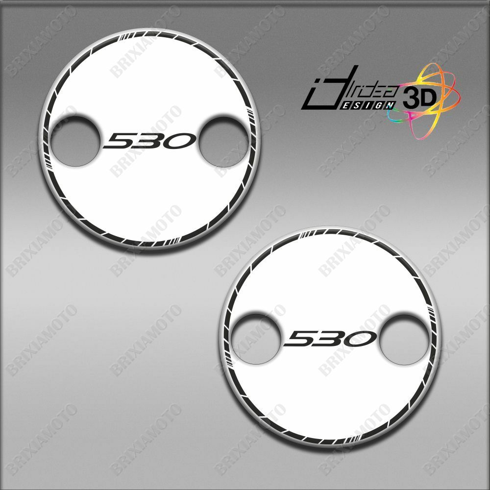 2 Stickers Resin 3D Crankcase Clutch Compatible Tmax T Max 500 Black ...