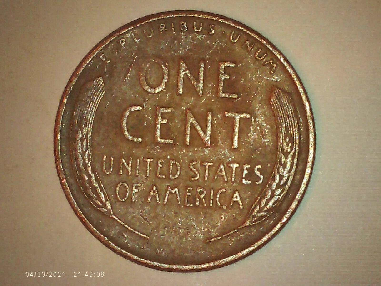 1946 Lincoln Wheaty Wheat Penny + DDO + L on rim + R error in Pluribus ...