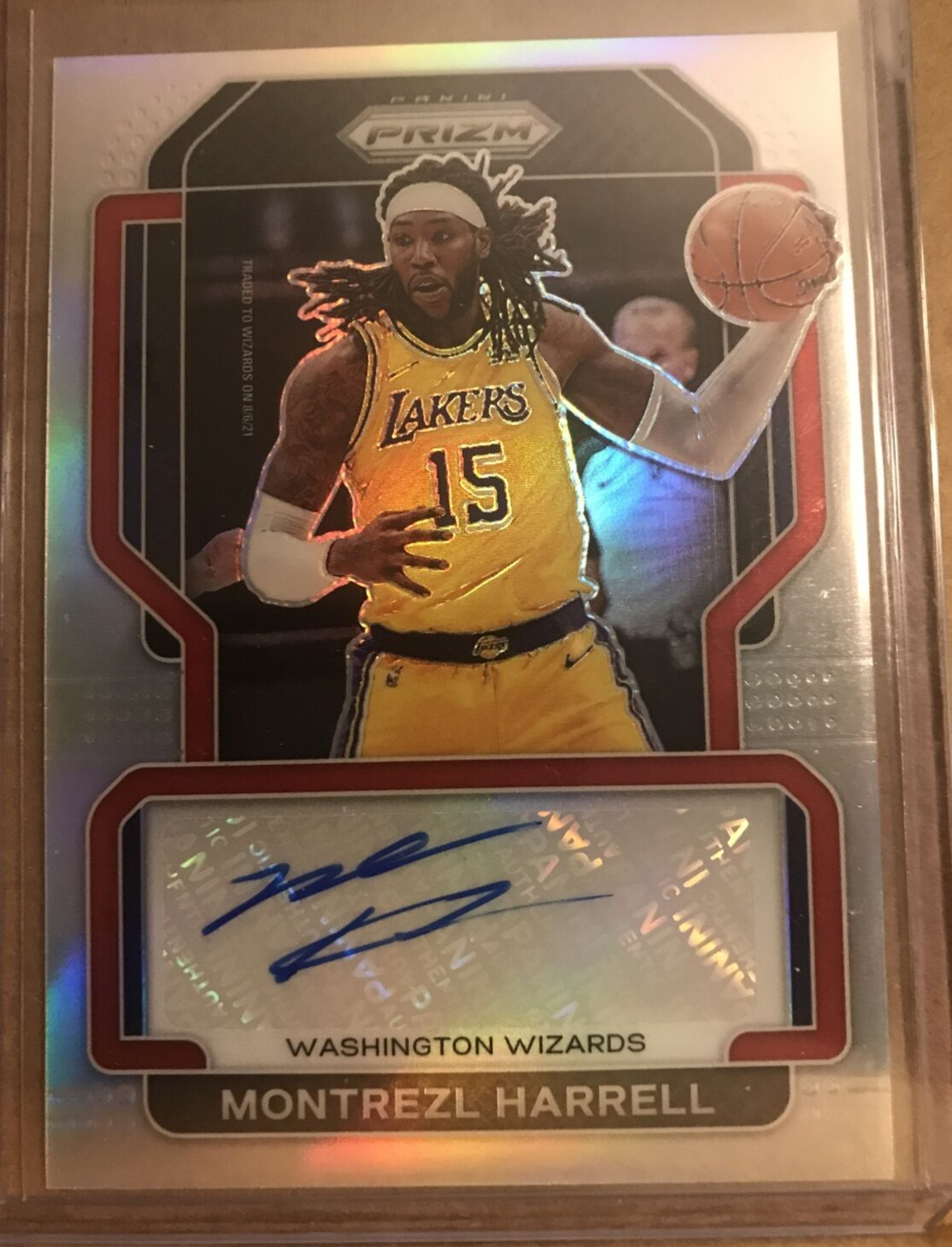 Montrezl Harrell 2021-22 Prizm Autograph Prizm Card #SG-MTZ Washington ...