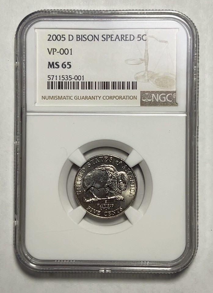 2005-D 5C “SPEARED BISON” Nickel MS65 | eBay