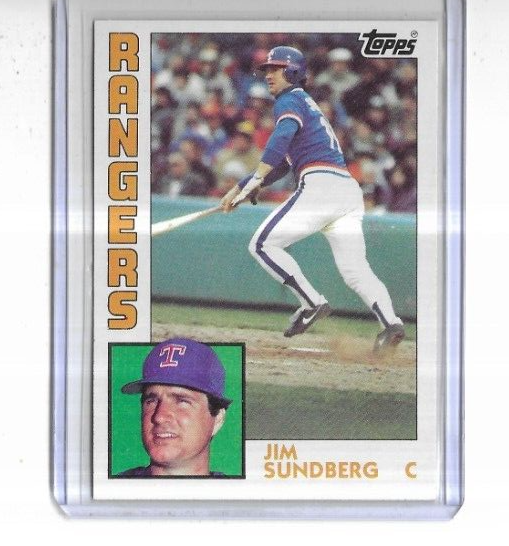 1984 Topps #779 Jim Sundberg Texas Rangers | eBay