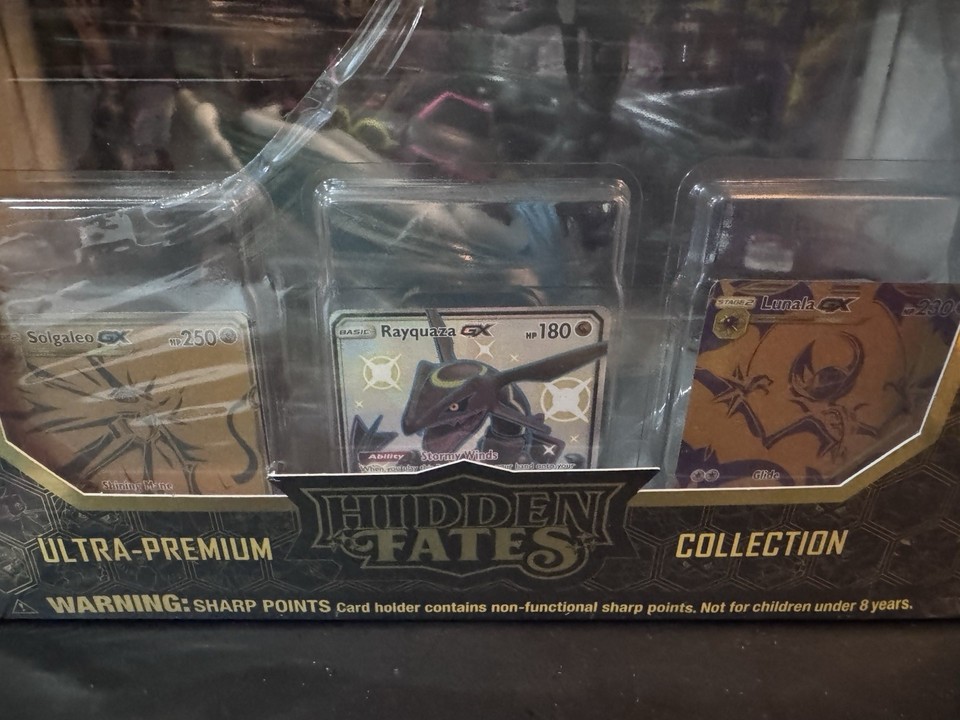 HIDDEN FATES ULTRA PREMIUM COLLECTION! SHINY RAYQUAZA! 15 BOOSTERS ...