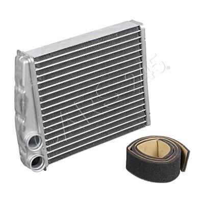 FEBI Aluminium Interior Heating Heat Exchanger Fits VW AUDI SKODA Cc ...