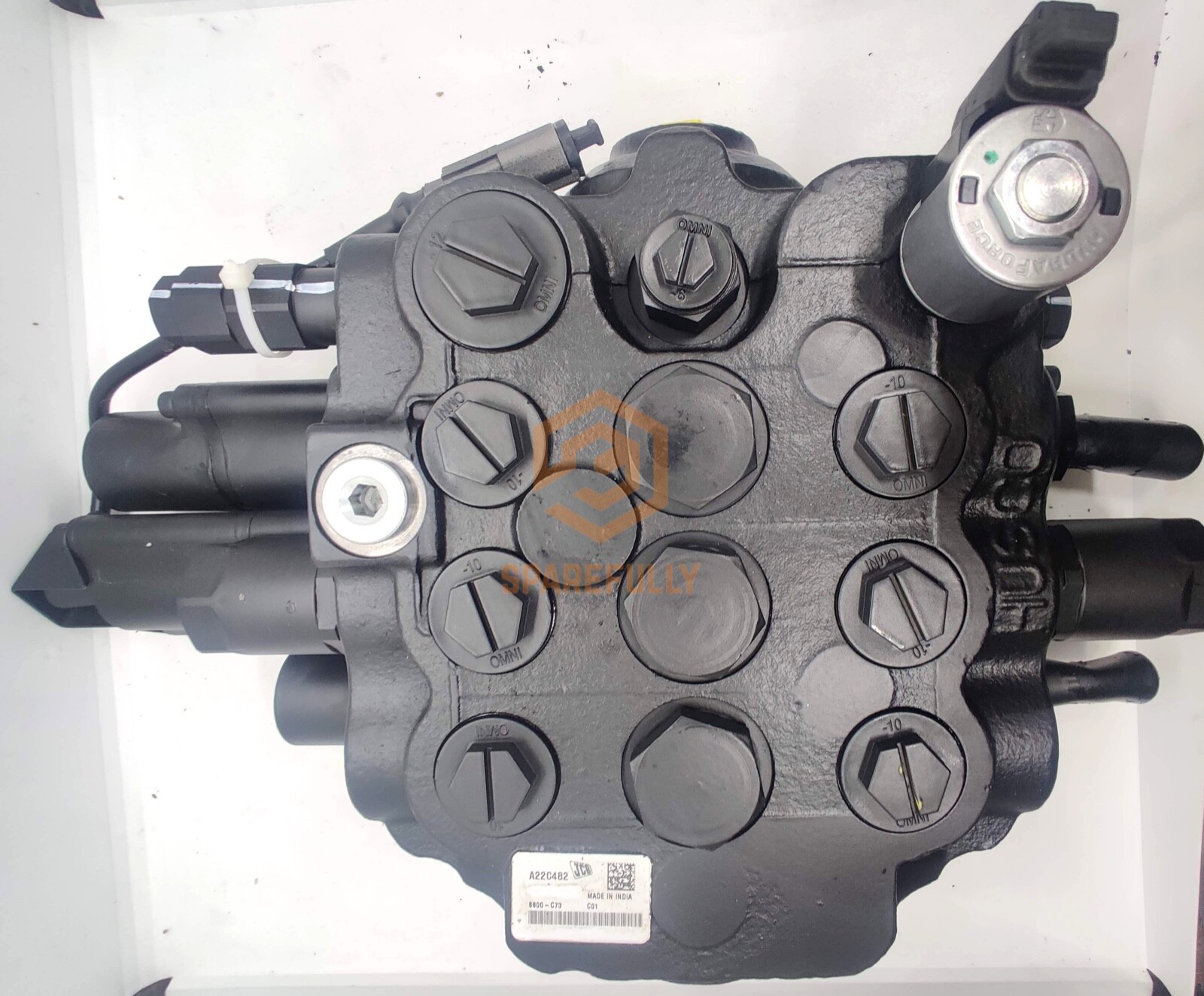 BACKHOE JCB GENUINE HUSCO 3 SPOOL VALVE BLOCK WITH SPOOL 25/221129 | eBay