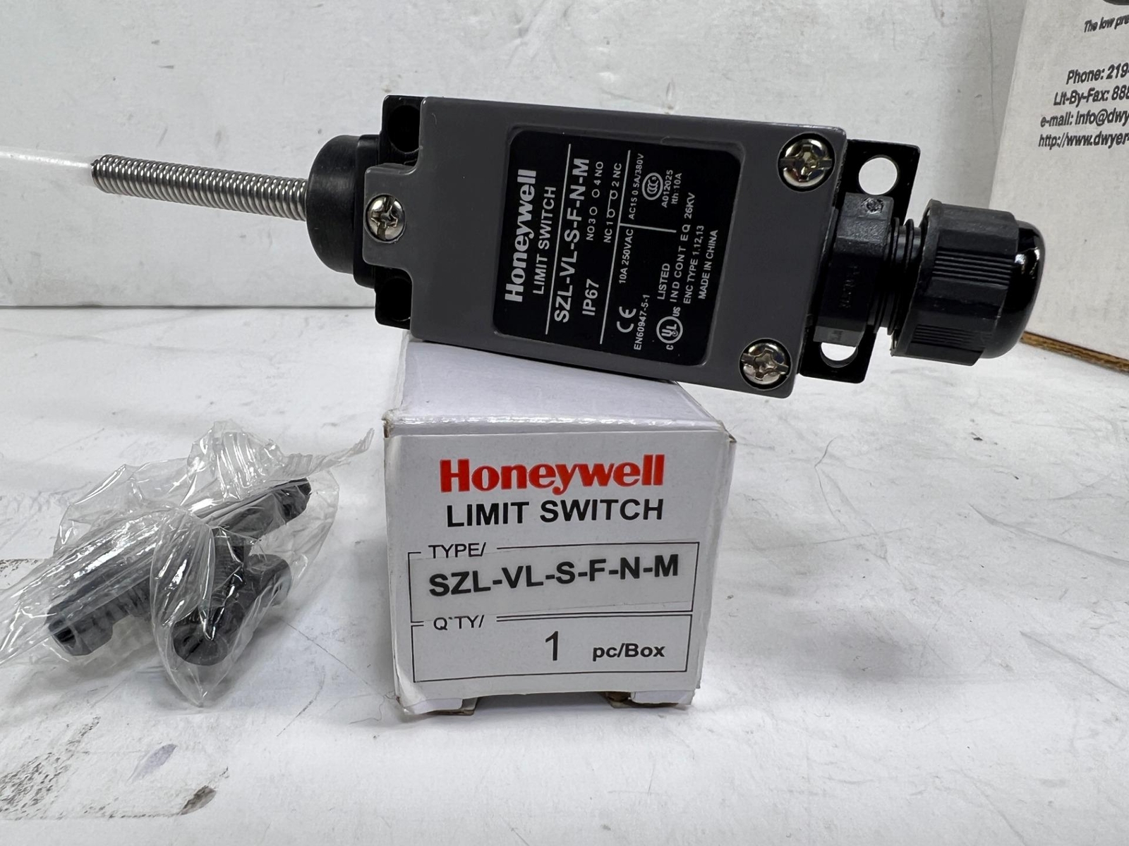 Honeywell SZL-VL-S-F-N-M, Limit Switch, 10A, 250VAC, IP67 | eBay