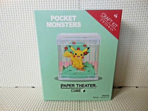 Pocket Monsters Pokemon Pikachu Paper Theater Cube Paper Craft Kit ...