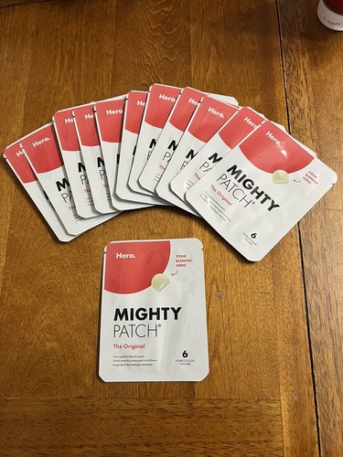 Hero Mighty Patch Original ~ 12 pack (72) blemish patches, hydrocolloid ...